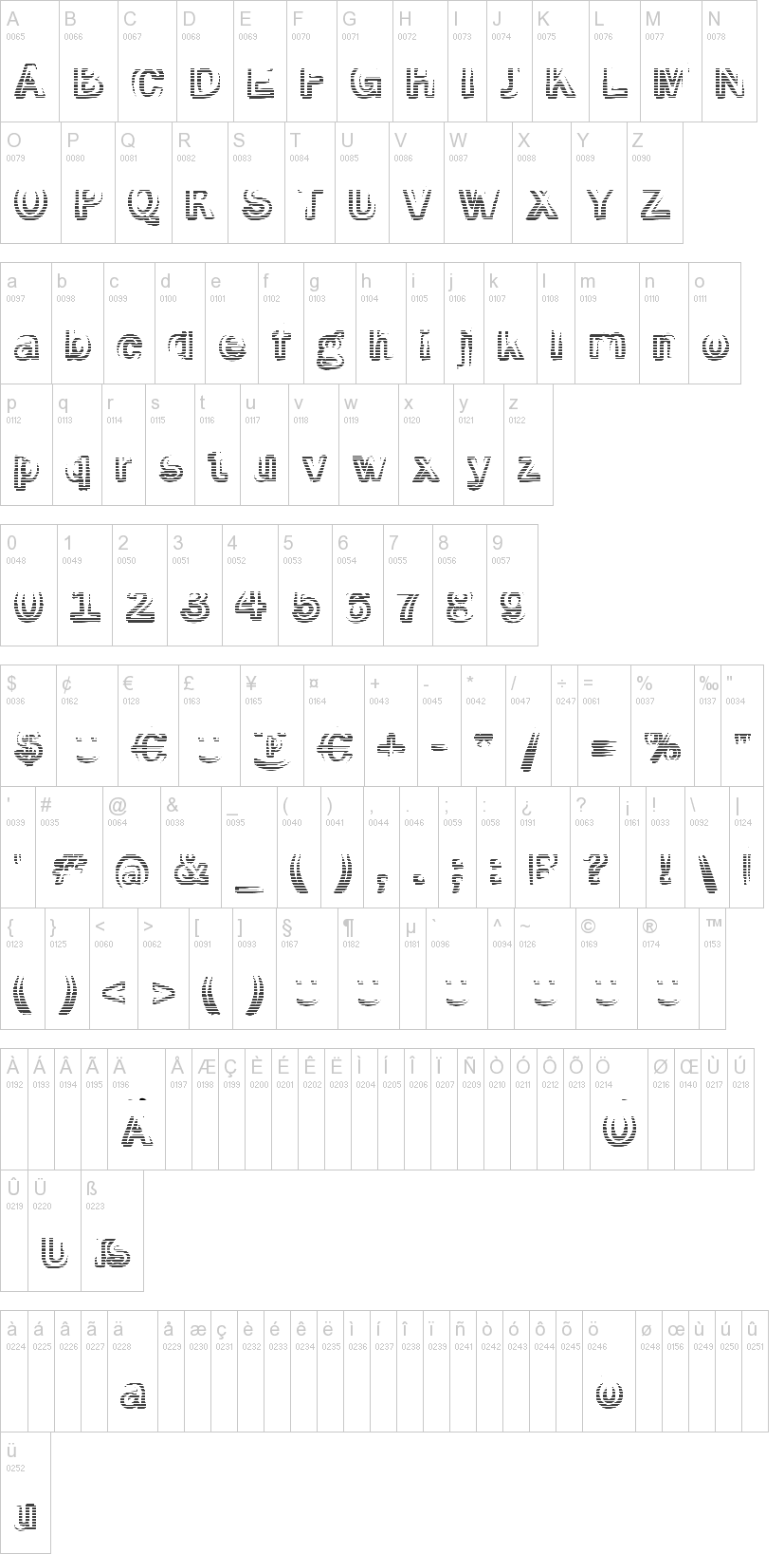 Smoke Rasterized Font | dafont.com Smoke Rasterized Font | dafont.com